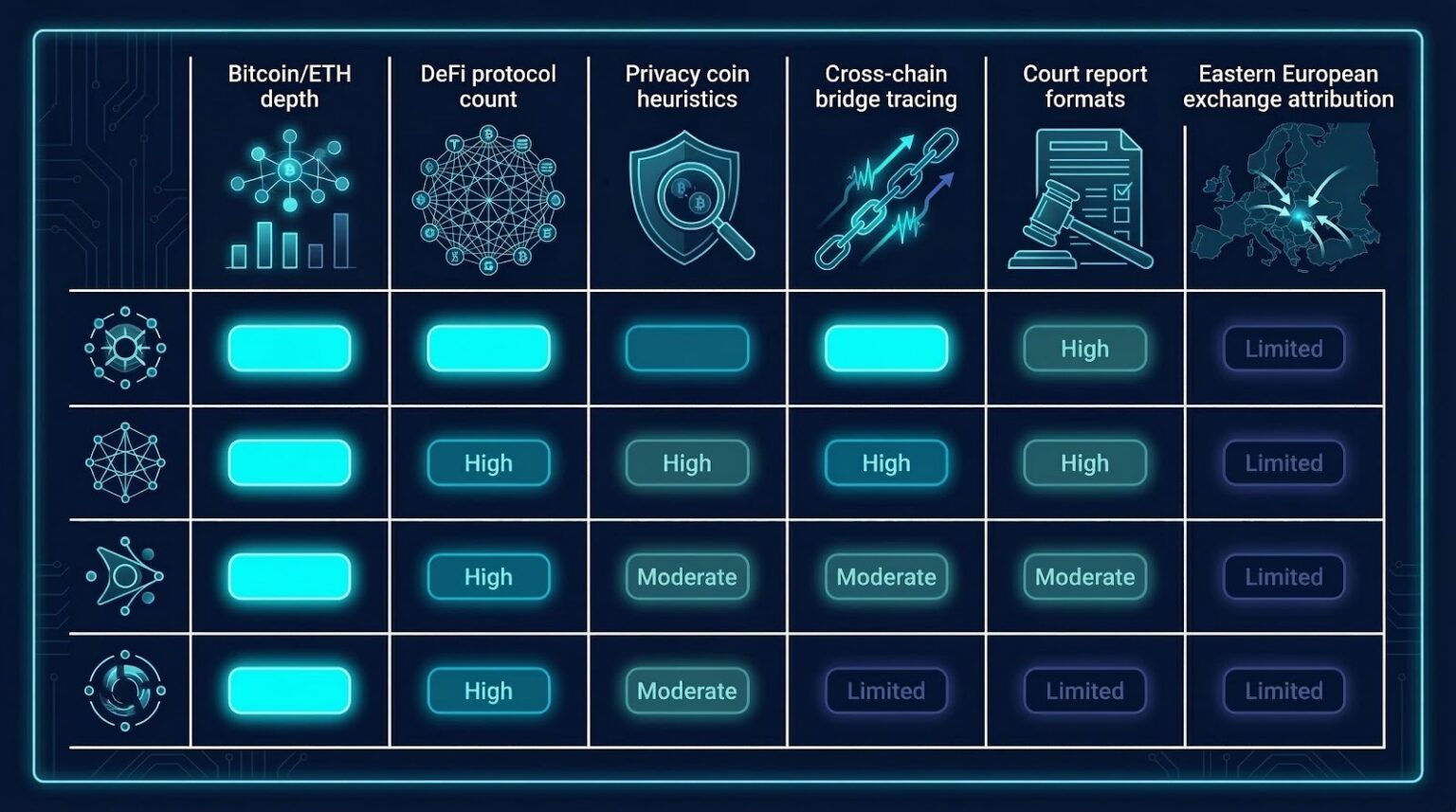 Chainalysis vs Elliptic vs TRM Labs vs Crystal Intelligence: Platform ...